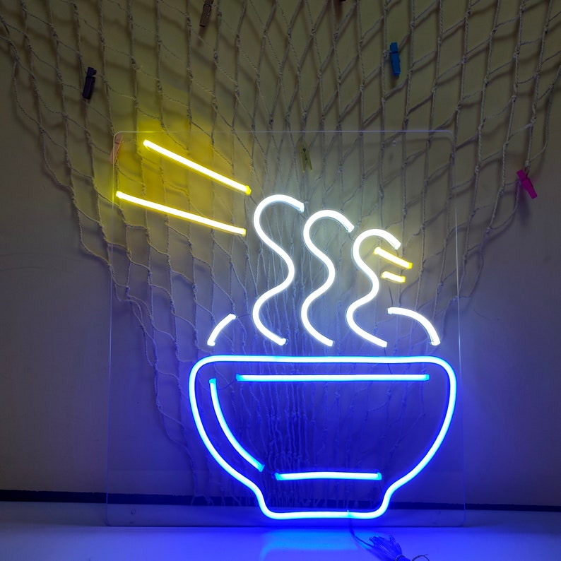Neon Sign Custom Neon Sign Noodles Led Ramen Neon Sign - Etsy