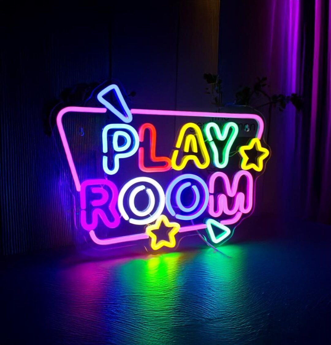 Custom Neon Sign Led Light, Play Room Neon Sign, Neon Lights for Game ...
