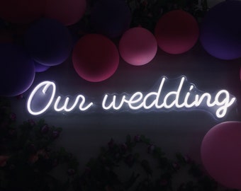 Handmade Wedding LED Neon Sign / Custom Wedding Sign - Etsy