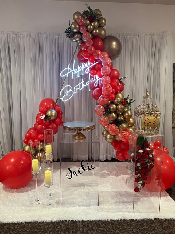Neon Sign Custom Happy Birthday Neon Light Party Baby Show - Etsy