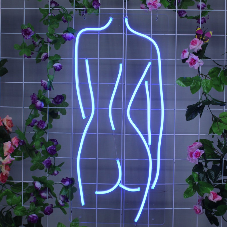 Custom Neon Sign Flexible LED Sexy Woman's Back Neon - Etsy