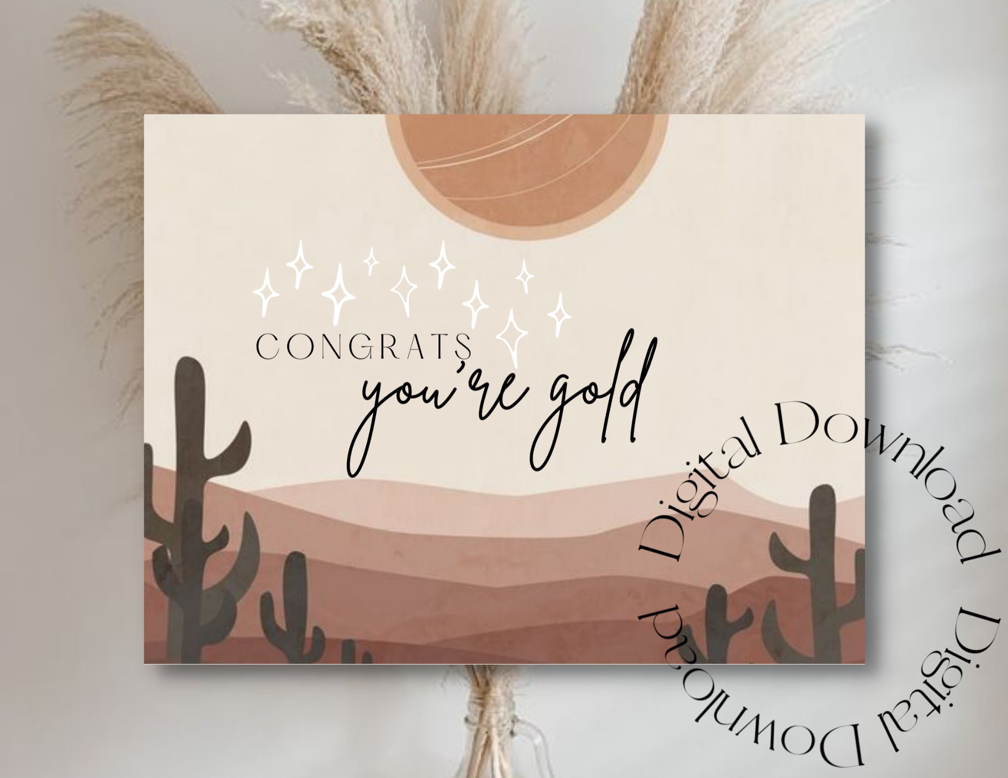 PLEXUS Boho Rank up Postcards - Silver-emerald Rank up Card - Instant ...