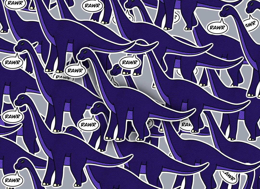 Brachiosaurus Brachio Die Cut Dinosaur Sticker - Etsy