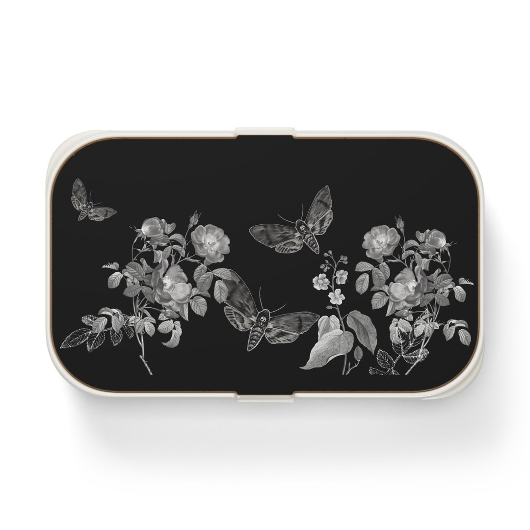 Goth Moth Bento Box Gothic Bento Box Goth Lunch - Etsy