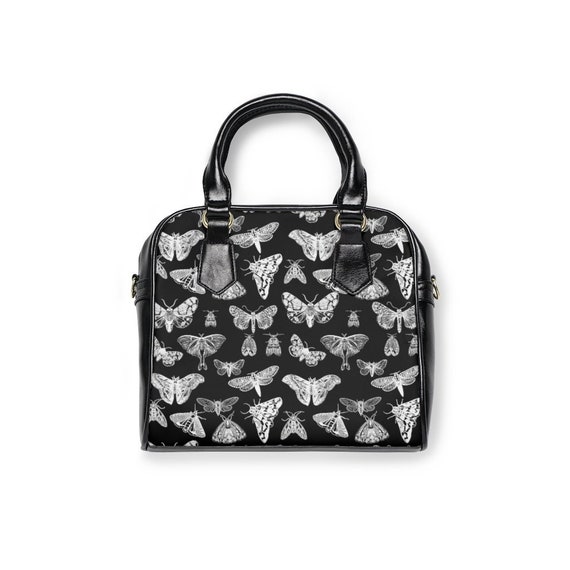 Goth Moth Purse Gothic Purse Witchy Purse Gothcore - Etsy