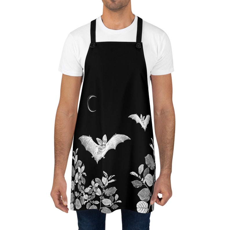 Goth Bat Apron Gothic Kitchen Apron Vampire Bat Apron - Etsy
