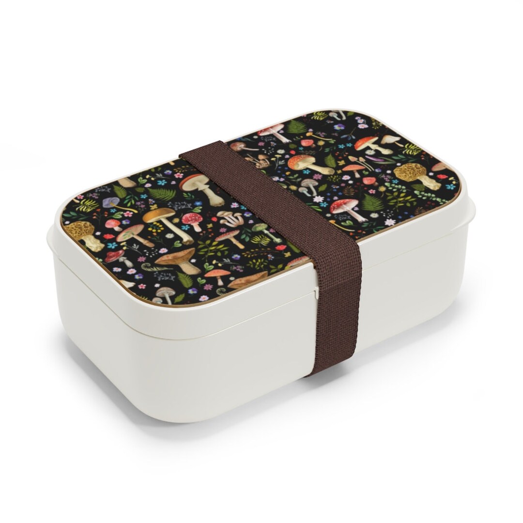 Mushroom Bento Box | Cottagecore Bento Box | Mushroom Lunch Accessories ...