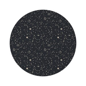 Celestial Rug Round Planet Rug Round Galaxy Rug Constellation Round Rug ...