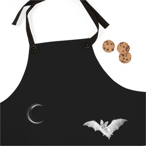Goth Bat Apron Gothic Kitchen Apron Vampire Bat Apron Goth Kitchen ...