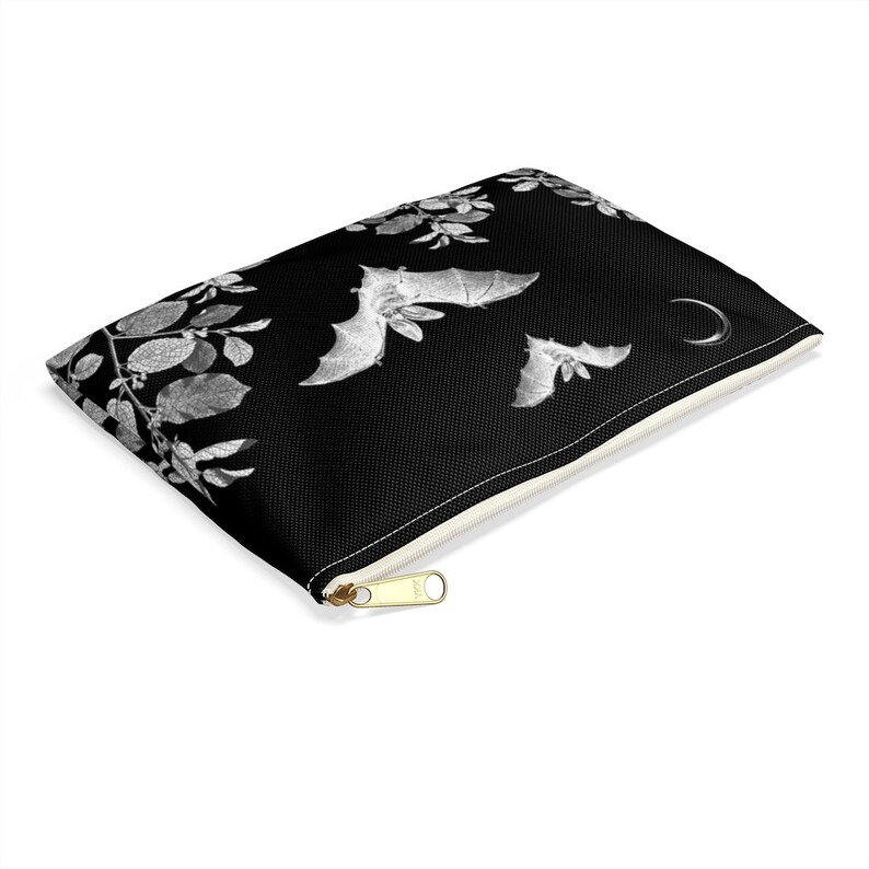 Goth Bat Zipper Pouch Gothic Pencil Case Goth Cosmetic Bag - Etsy
