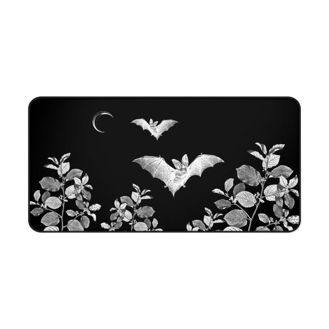 Gothic Bat Desk Mat Gaming Desk Mat Dorm Desk Mat Gothic Desk Mat Desk ...