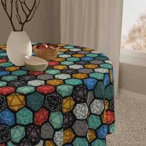 Dnd Dice Tablecloth Gaming Goblincore Dark Academia D20 Forestcore ...