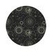Zodiac Rug Round Astrology Rug Round Celestial Rug Dark - Etsy