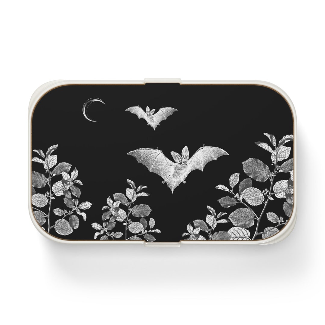 Goth Bat Bento Box Gothic Bento Box Goth Lunch Accessories - Etsy