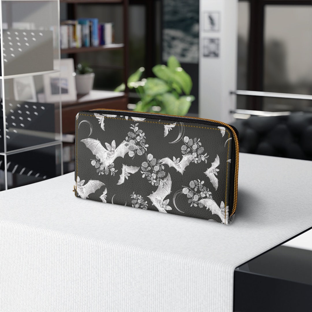 Goth Bat Wallet Gothic Wallet Witchy Wallet Gothcore Goblincore Vampire ...