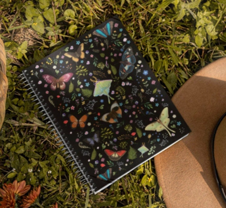 Butterfly Notebook Butterfly Aesthetic Cottagecore - Etsy