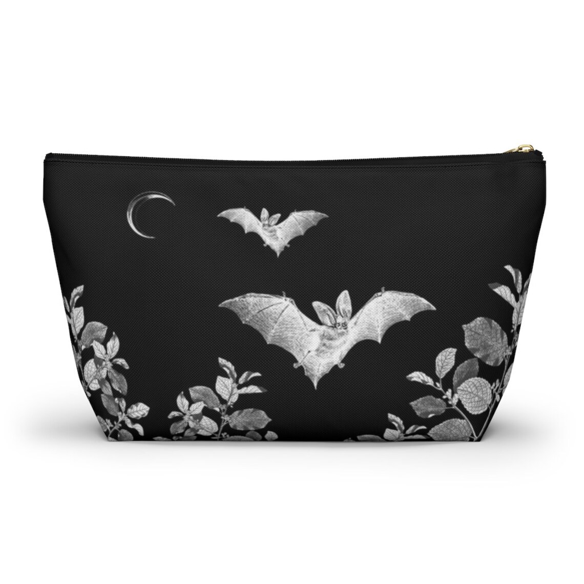 Gothic Bats Bag Gothic Zipper Bag Bats Accessory Bag - Etsy