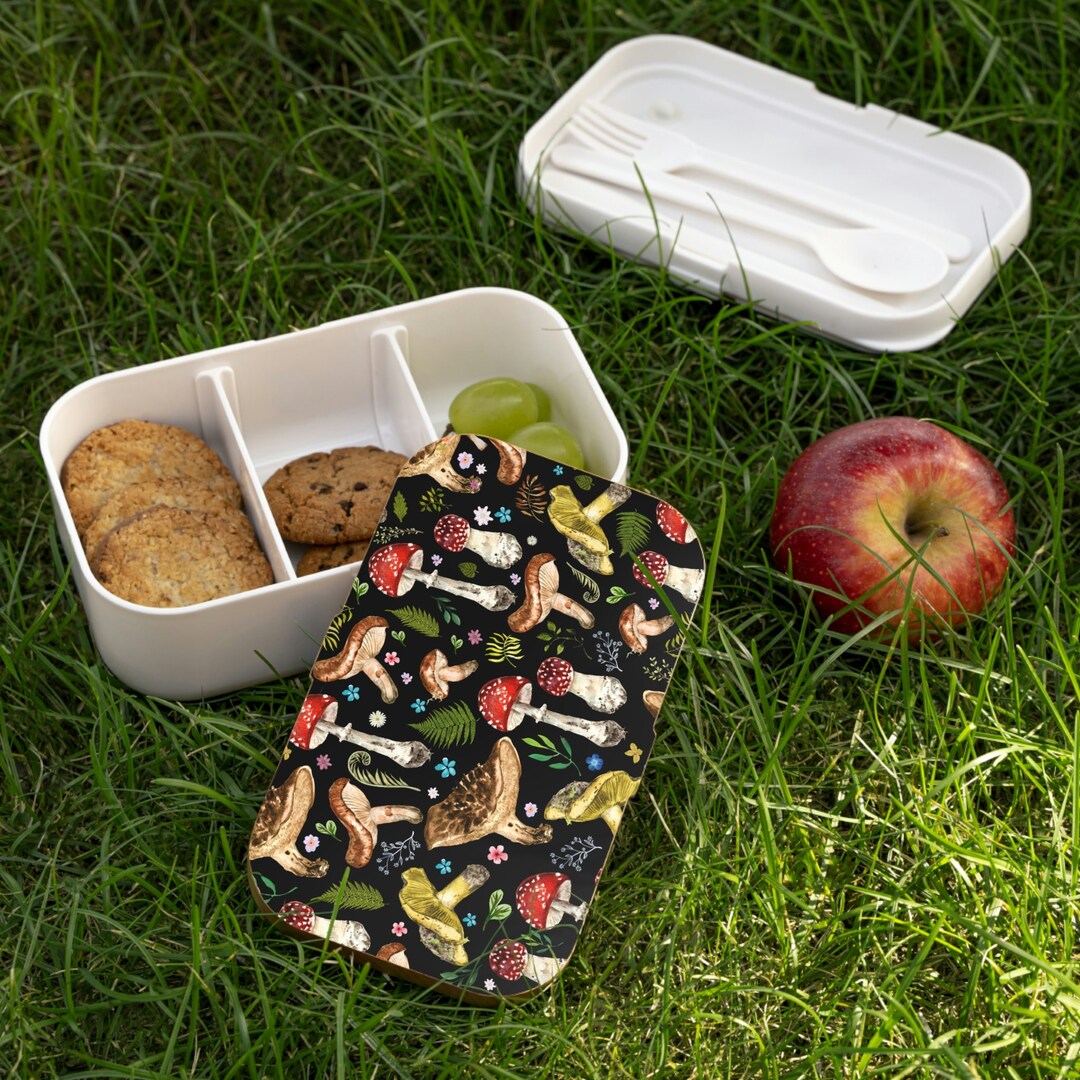Mushroom Bento Box Cottagecore Bento Box Mushroom Lunch Accessories ...