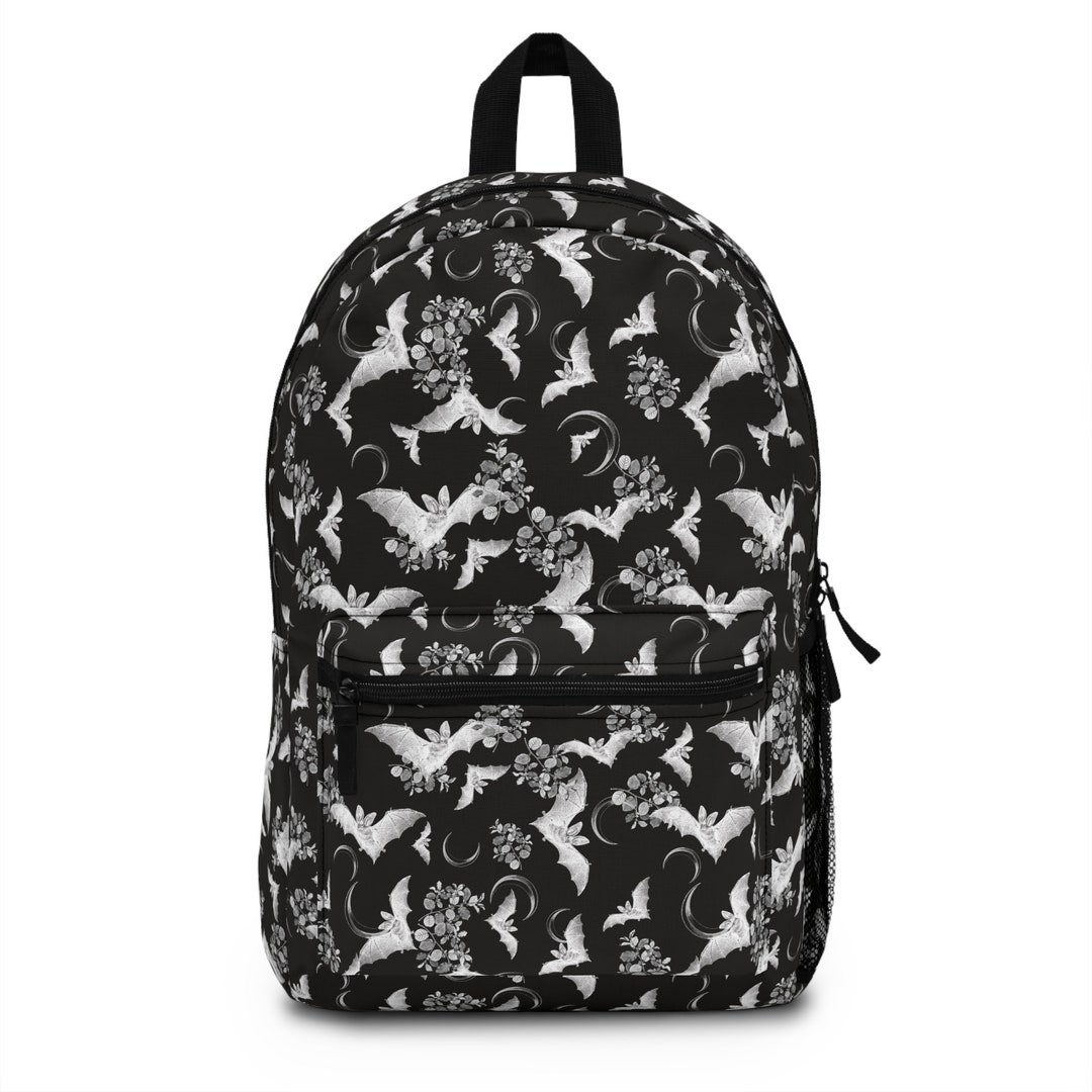 Goth Bat Backpack Gothic Backpack Vampire Bat Backpack Dark Academia ...