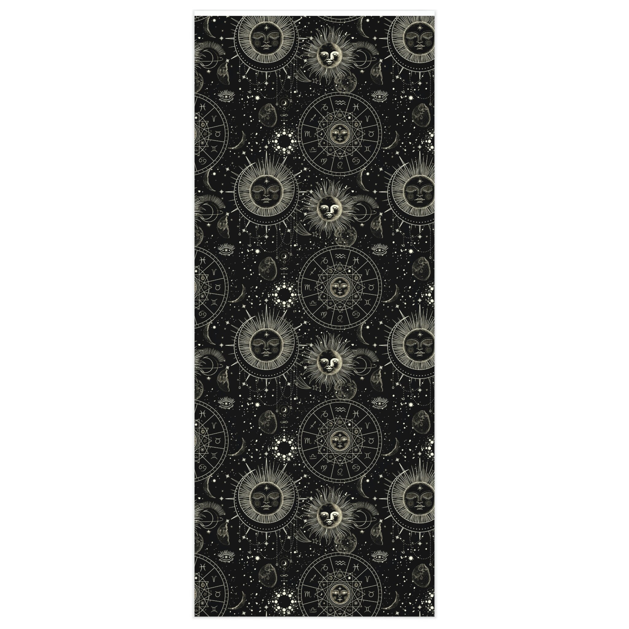 Celestial Zodiac Wrapping Paper Astrology Wrapping Paper - Etsy