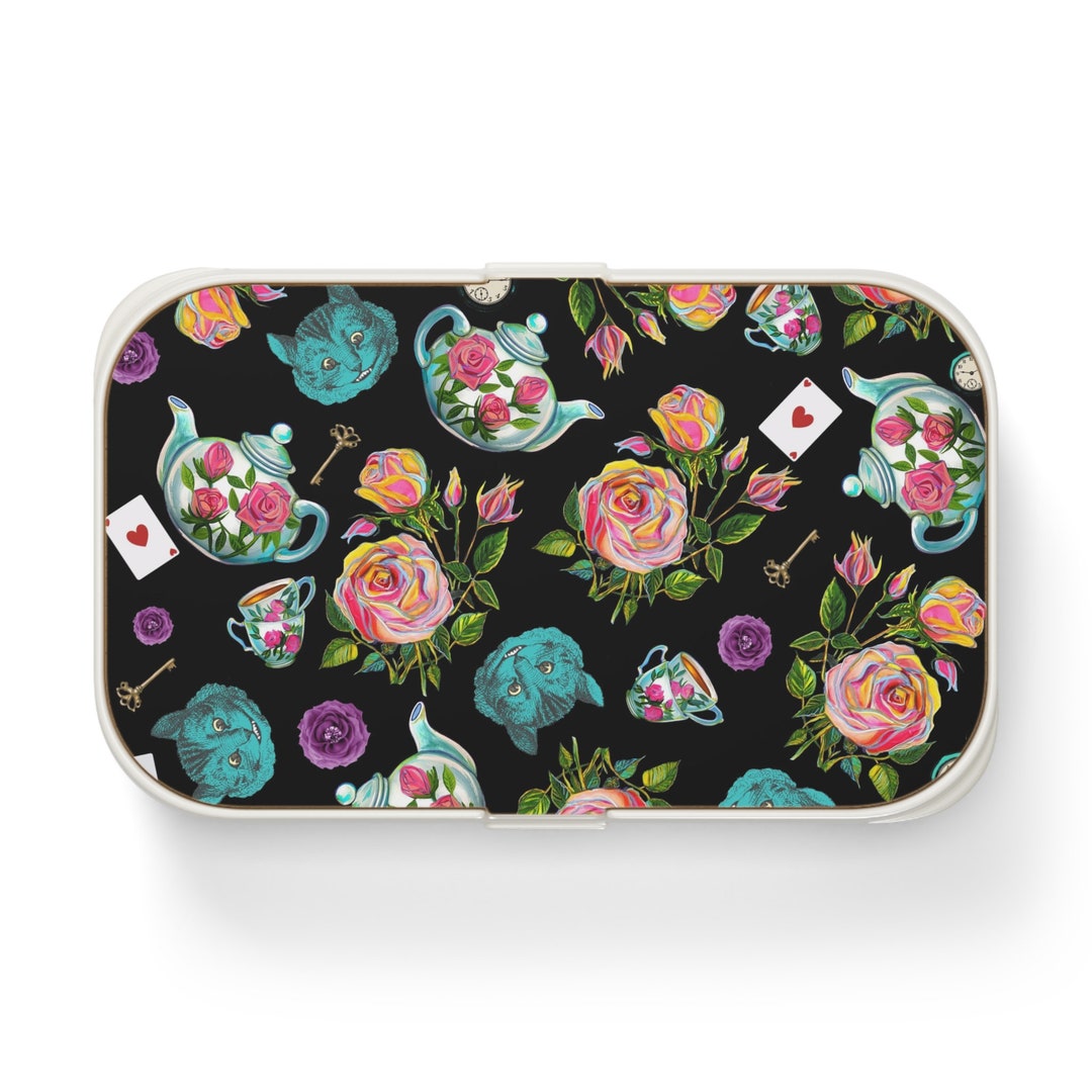 Dark Alice in Wonderland Bento Box Gothic Bento Box Goth Lunch ...