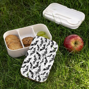 Bats Bento Box Gothic Bento Box Goth Lunch Accessories Witchy Bento Box ...