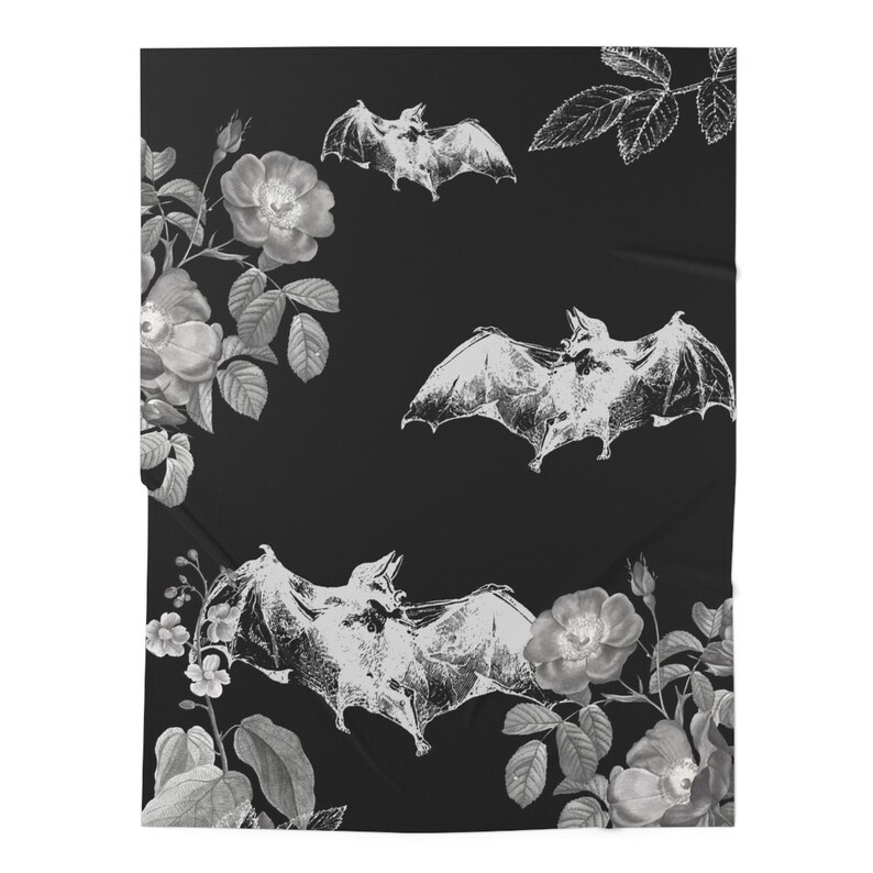 Goth Bat Baby Blanket Goth Baby Swaddle Blanket Goth Crib - Etsy
