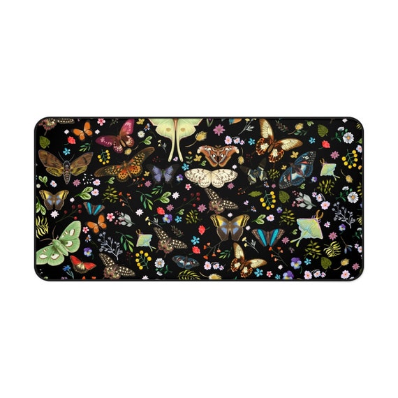 Butterfly Desk Mat Gaming Desk Mat Dorm Desk Mat Witchy - Etsy