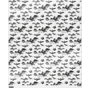 Goth Bats Wrapping Paper Vampire Bats Wrapping Paper Gothic Gift ...