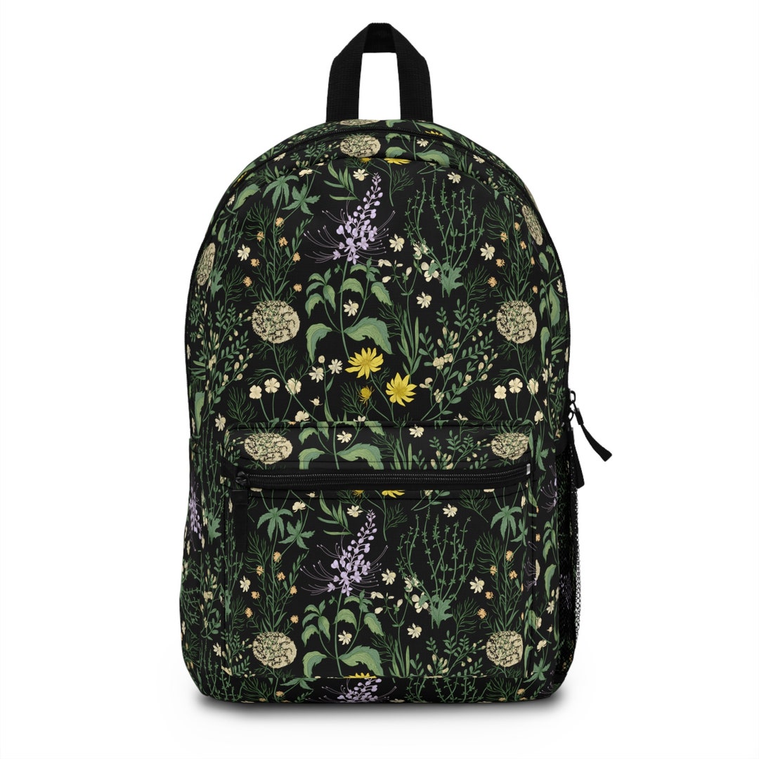 Wildflower Backpack Floral Backpack Woodland Flower Backpack Wildflower ...