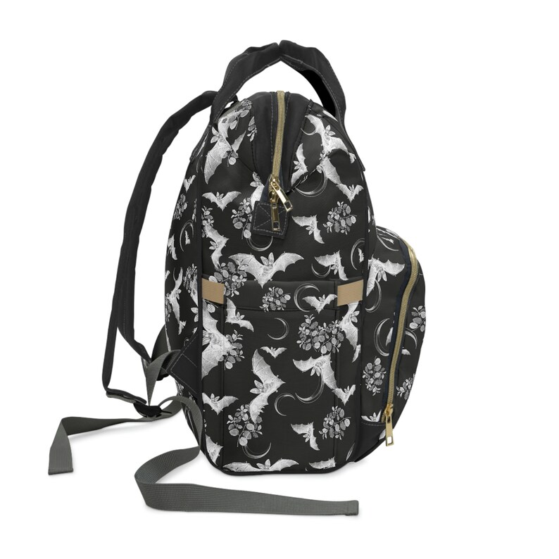 Goth Bats Diaper Bag Diaper Backpack Gothic Diaper Bag - Etsy