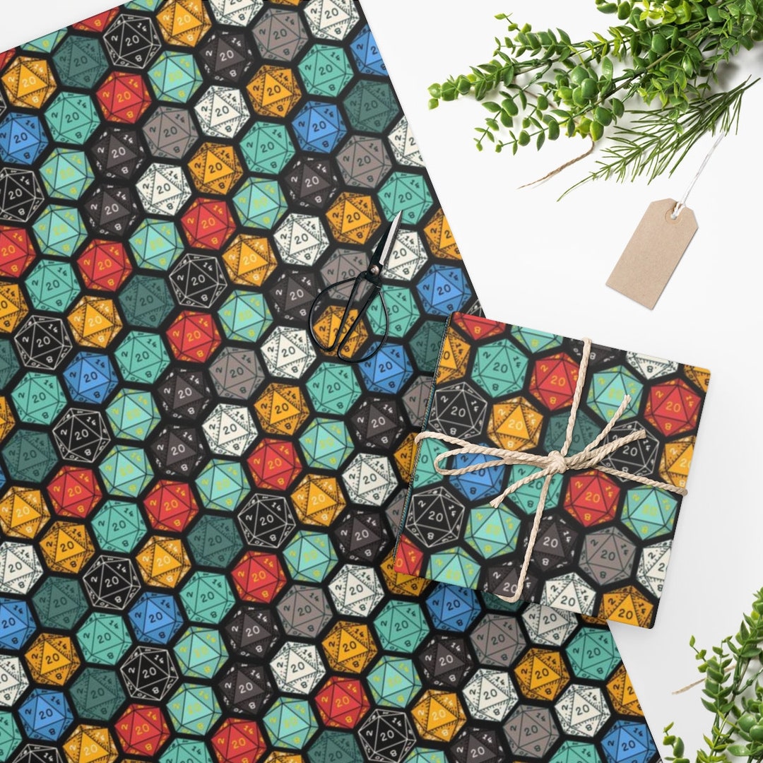 Dnd Wrapping Paper Dungeons and Dragons Wrapping Paper Dnd - Etsy