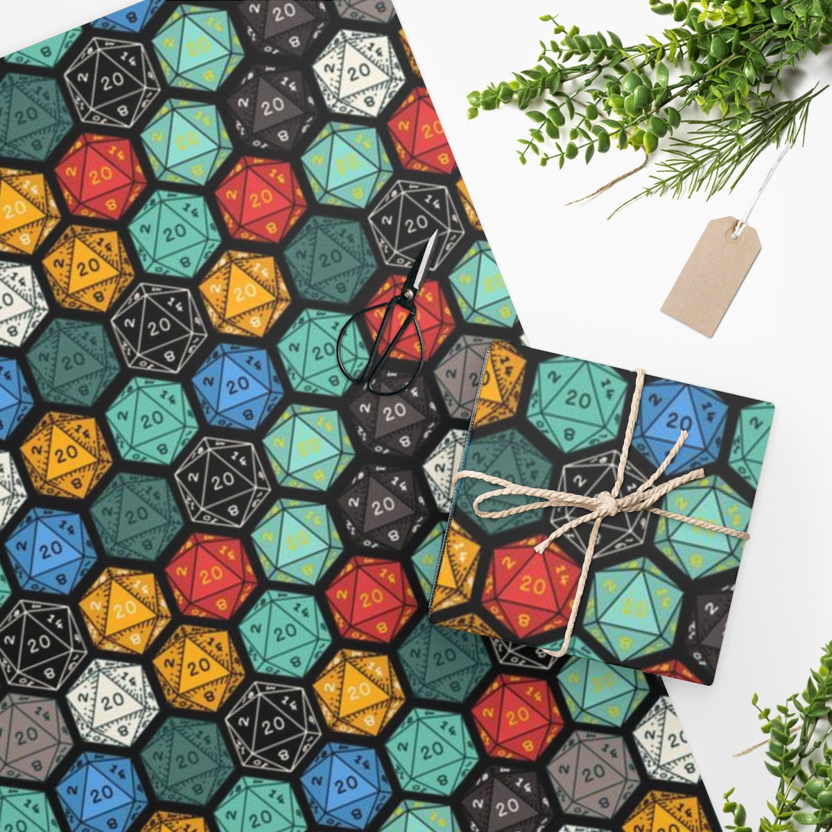 Dnd Wrapping Paper Dungeons and Dragons Wrapping Paper Dnd - Etsy