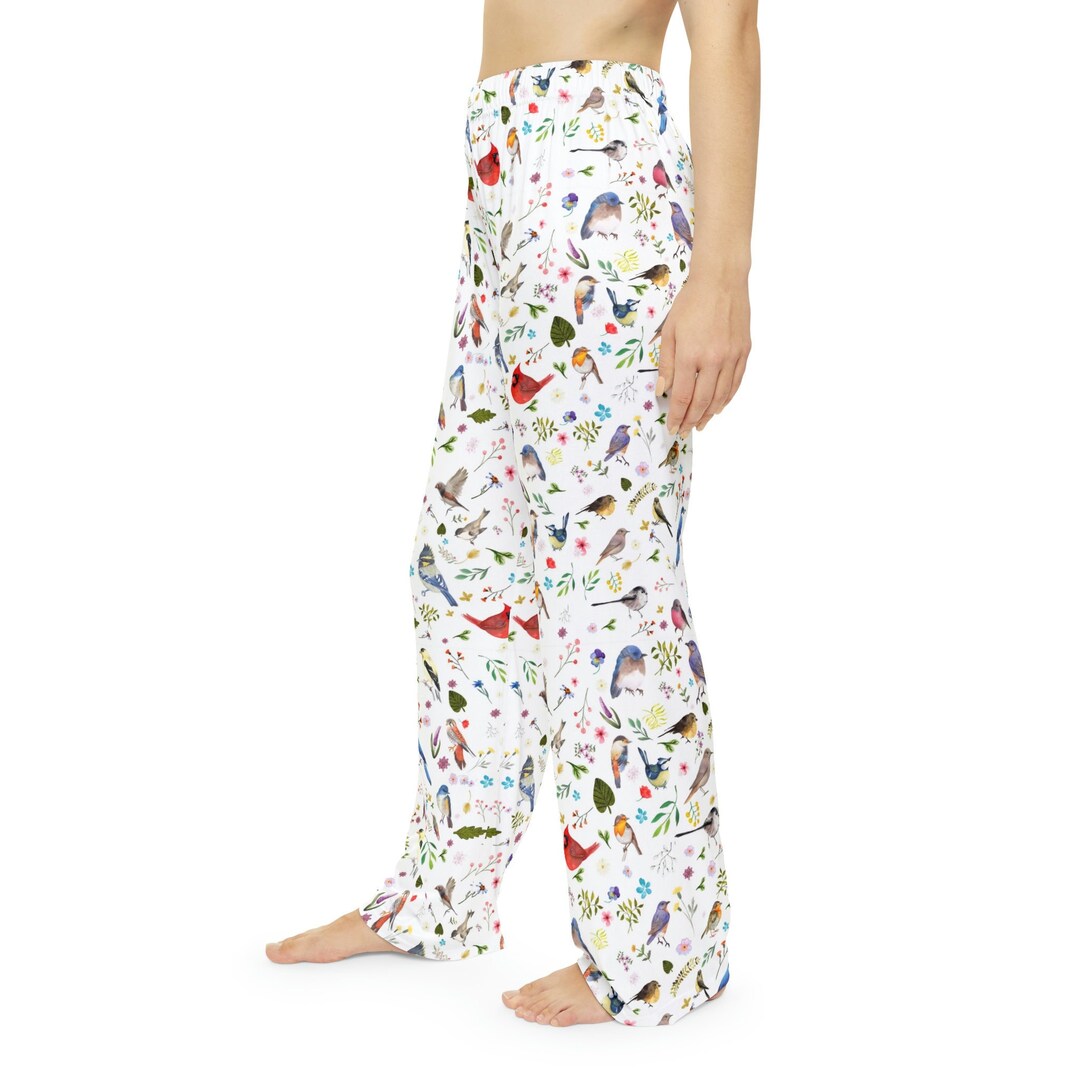 Bird Lover Women's Pajama Pants Bird Watcher Lounge - Etsy