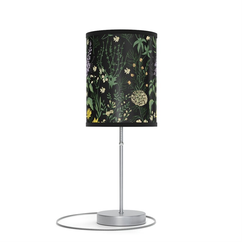 Woodland Wildflower Lamp Floral Desk Lamp Cottagecore - Etsy
