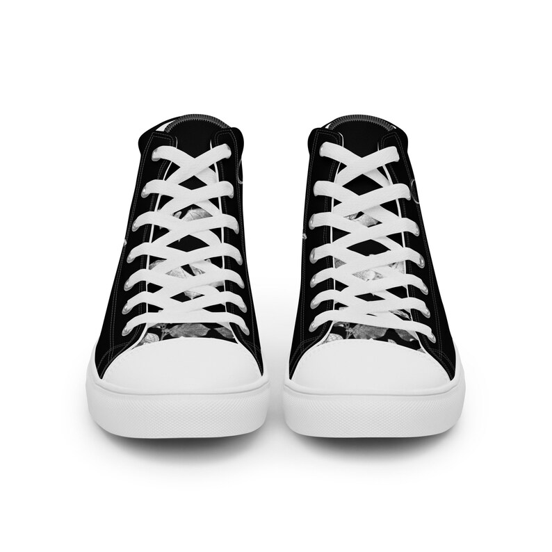 Goth Bat Shoes Women's High Top Sneakers Goth Shoes | Etsy