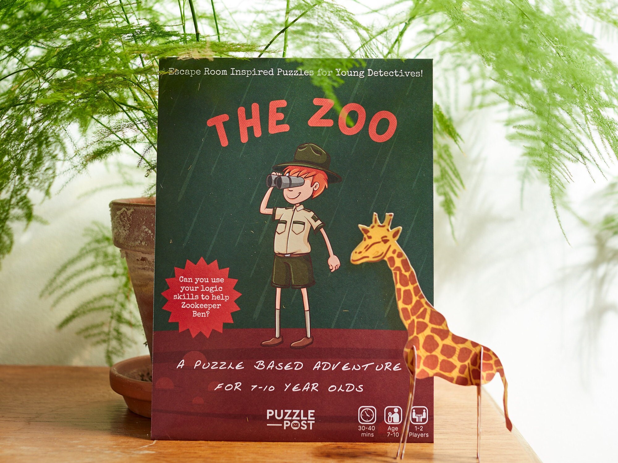 Zoo Themed Logic Puzzle for Kids, Escape Room Game Birthday Party ...