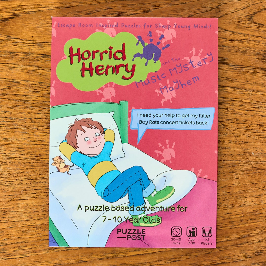 Horrid Henry Puzzle Game - Music Mystery Mayhem! | Escape Room Game ...