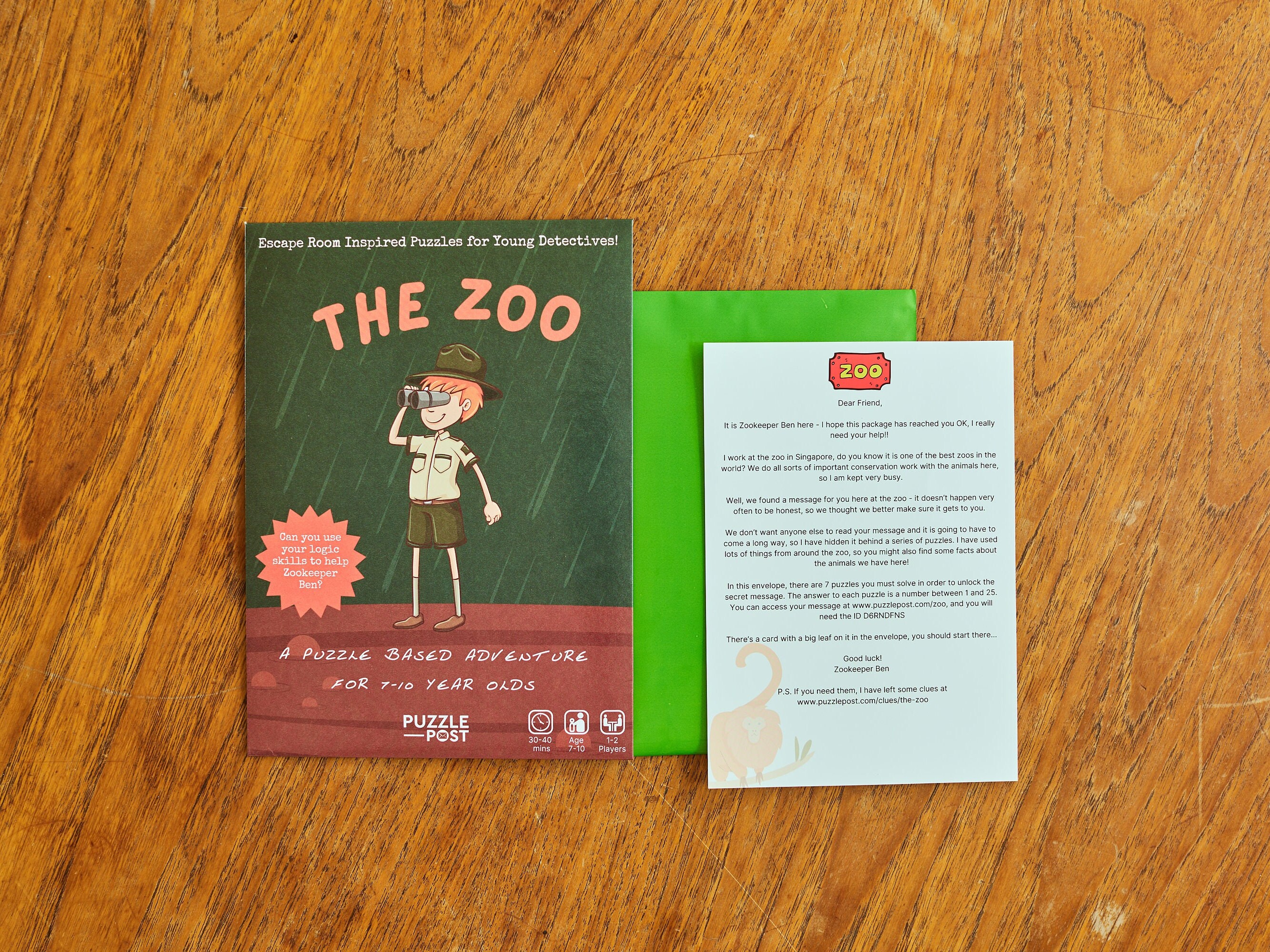 Zoo Themed Logic Puzzle for Kids Escape Room Game - Etsy