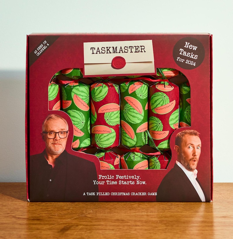 Official Taskmaster Christmas Crackers 2024 – Dinner Party Crackers ...