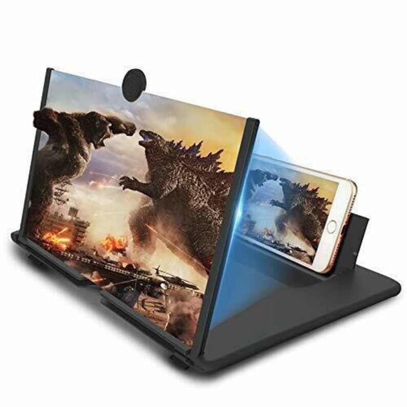 16 in Foldable Screen Mobile Phone Magnifier Stand Bracket HD - Etsy