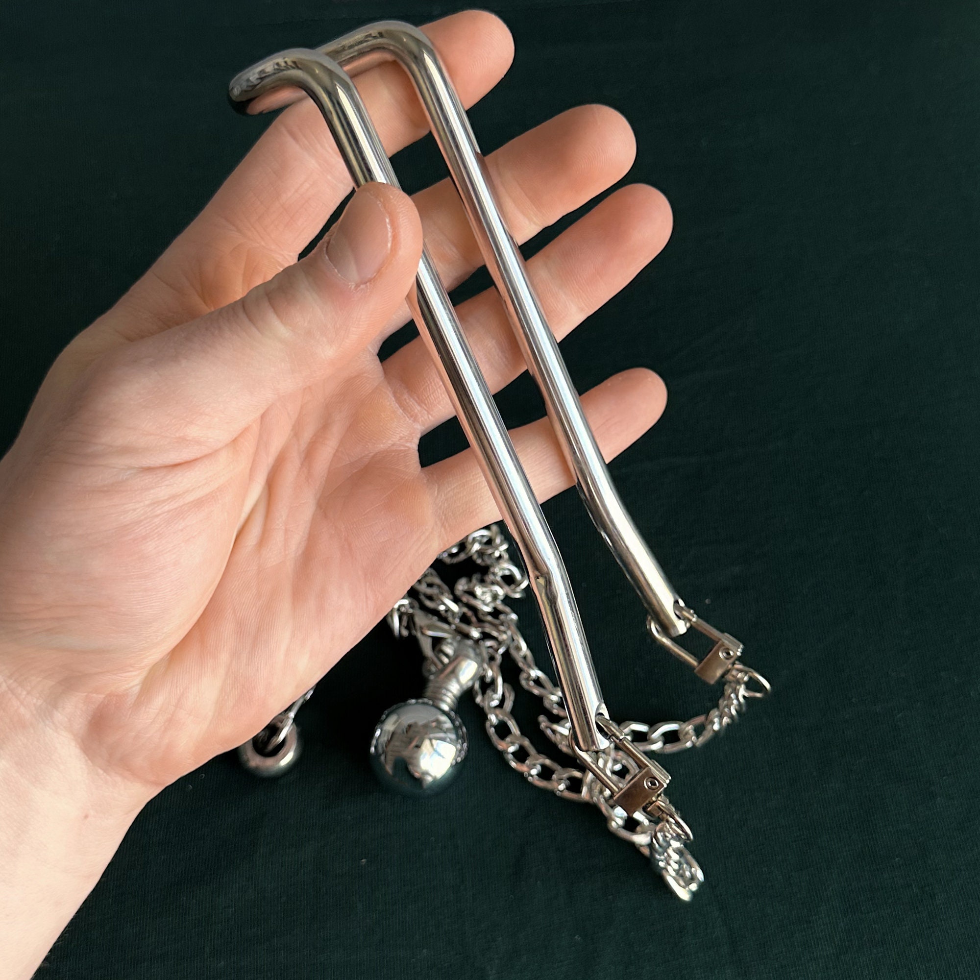 Ball Stretcher With 8oz Weights Cbt Device Delay Ring Ball Etsy