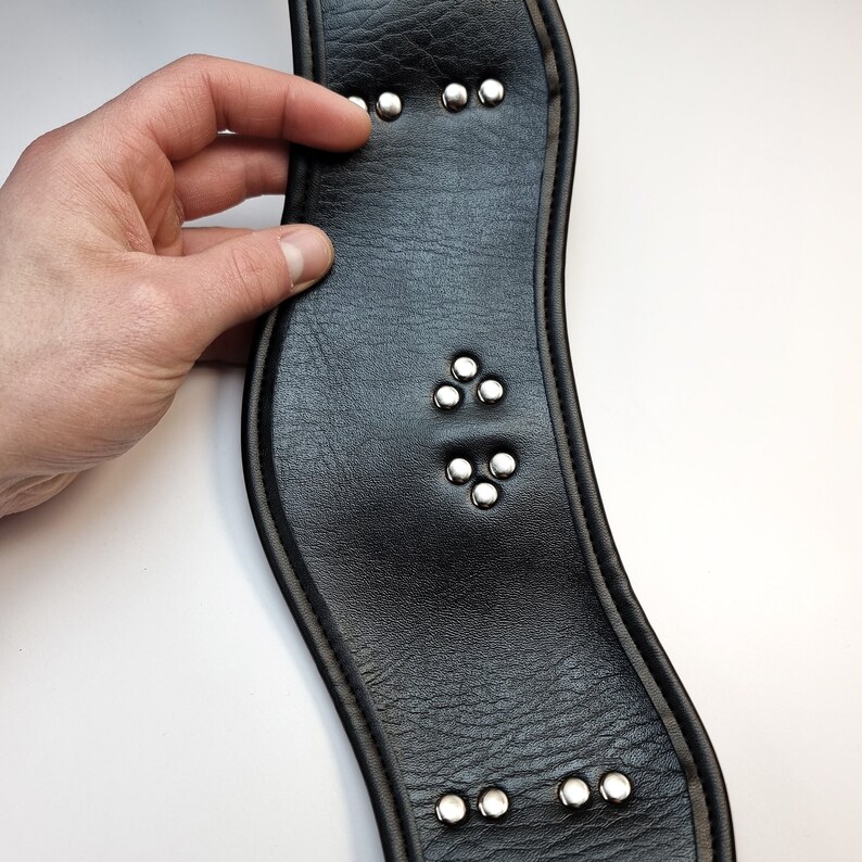 BDSM Posture Collar With Buckle Closure Wide Posture Neck - Etsy