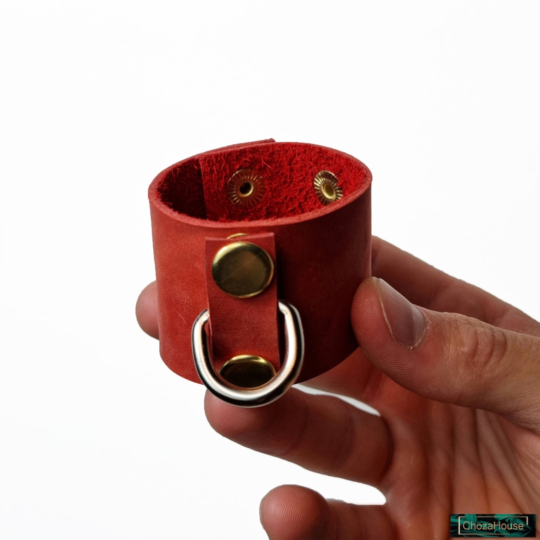 D-ring Leather Ball Stretcher, Adjustable Testicles Ring, Delay, Ball ...