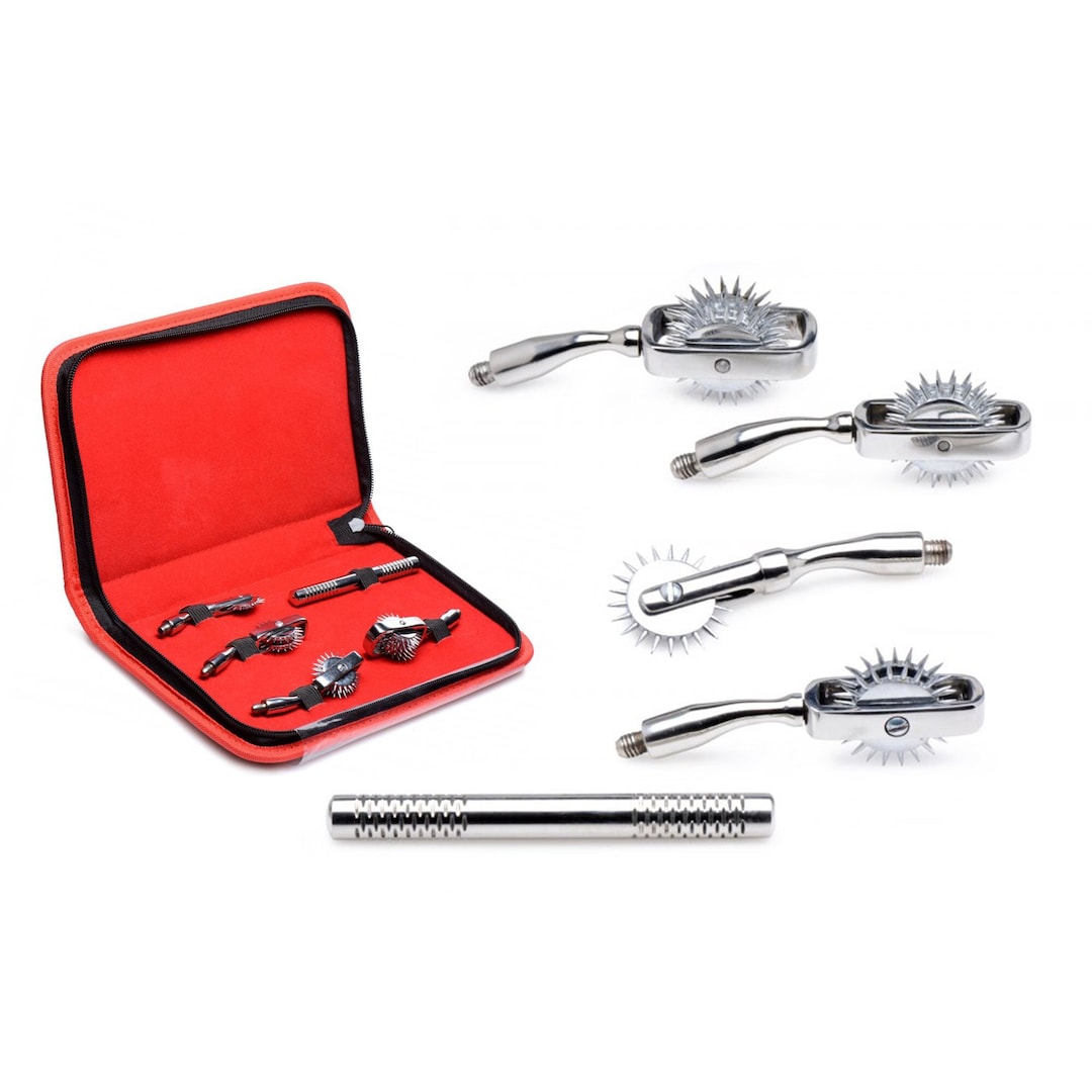 Wartenberg Wheel Set Finger Claw Sensation Play Bdsm Fetish Gear Wartenberg Wheel Bdsm Sex