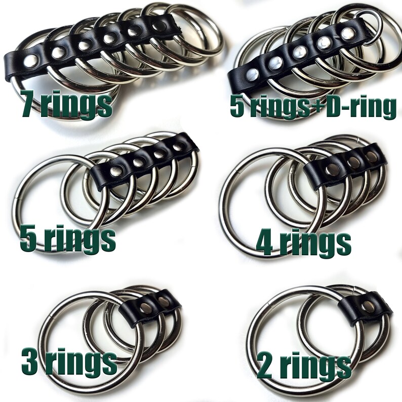 Steel Cock And Glans Rings Cock Ring Mature Cock Ring Jewelry Etsy