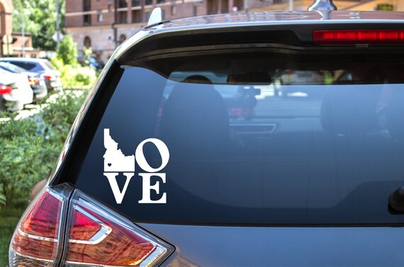 Idaho Love Decal Car Decal Sticker | Etsy