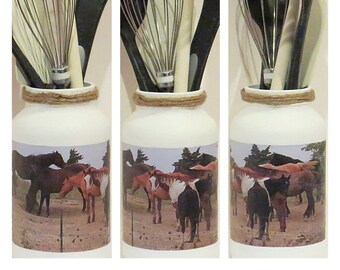 Western Utensil Holder - Etsy