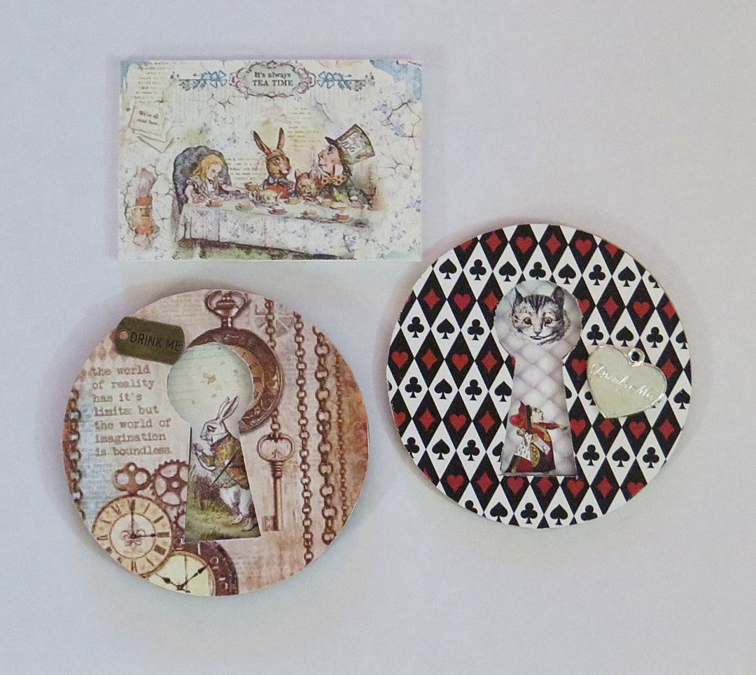 Alice in Wonderland Gifts, Tiered Tray, Shelf Decor, White Rabbit ...