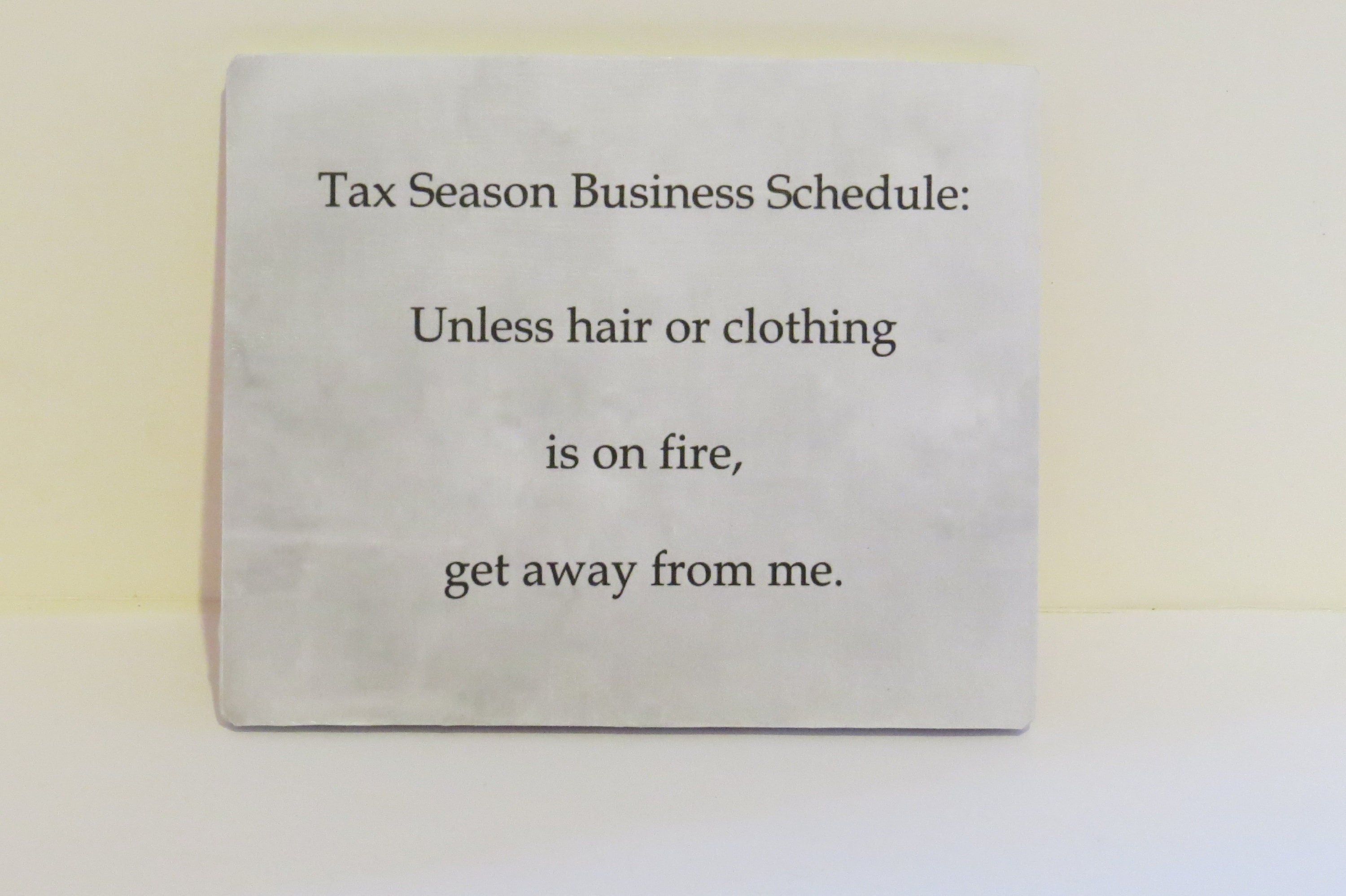 Catchy Sign For Tax Preparers